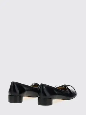 MAISON MARGIELA Anatomic Tabi Ballet Flats With Bow Detailing In Smooth Leather