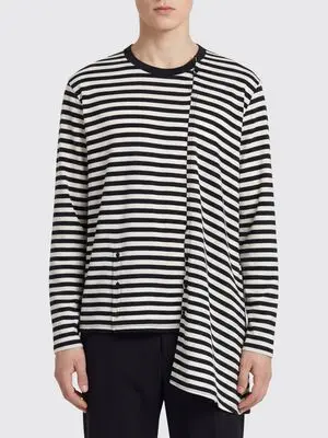 Yohji Yamamoto Striped Cotton Knit - White
