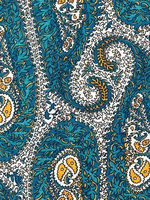 Etro Paisley Print Silk Scarf
