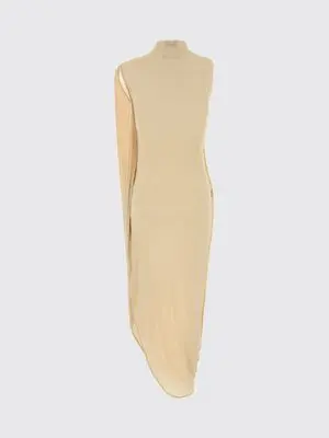 JEAN PAUL GAULTIER Asymmetrical One-shoulder Corset Midi Dress - Nude