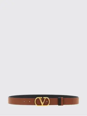 Valentino Garavani Vlogo Calfskin Belt