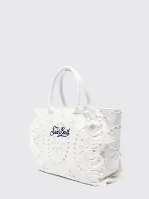 MC2 SAINT BARTH Sangallo Lace Cotton Tote Bag