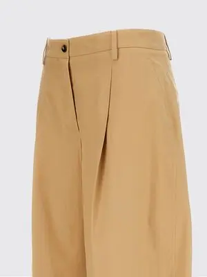 Alberto Biani High-waisted Tailored Flared Cotton Trousers
