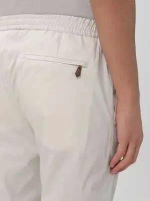 PT TORINO Cotton Blend Stretch Drawstring Trousers