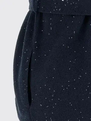 Brunello Cucinelli Double-breasted Cotton Blend Cardigan With Sequins