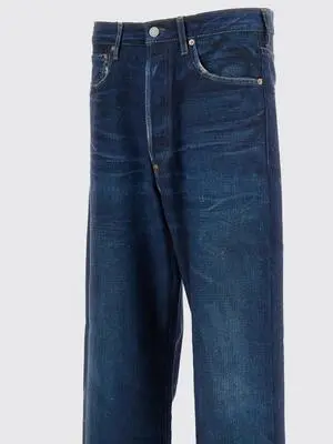 JUNYA WATANABE X LEVI'S Straight Fit Linen Blend Denim Jeans