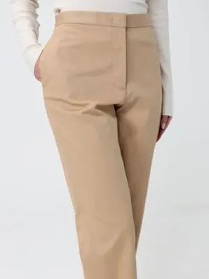 Fabiana Filippi Tailored Stretch Cotton Trousers - Beige