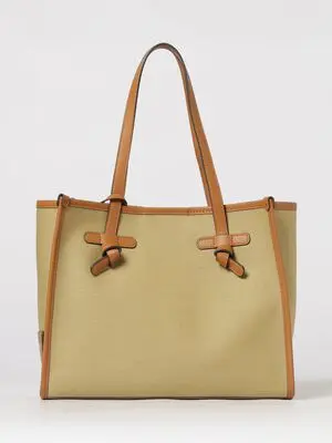 GIANNI CHIARINI Marcella Cotton Canvas Bag - Dark