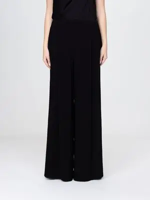 Norma Kamali Jersey Palazzo Trousers - Black