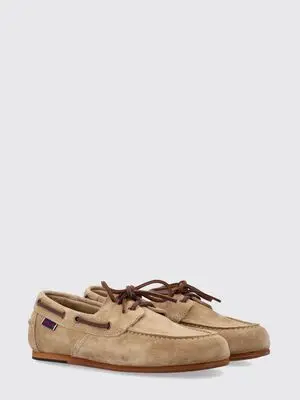 SEBAGO Suede Boat Loafers - Dove Grey
