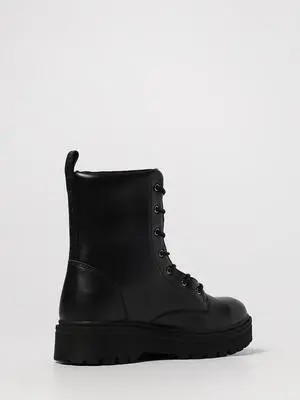 Versace Leather Lace-up Combat Boots