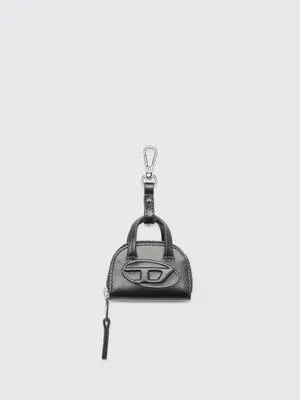 DIESEL® 1dr Dome Leather Charm - Black