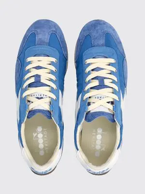 DIADORA Suede And Nylon Low Top Lace-up Sneakers - Sky