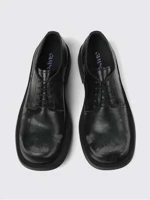 Camper Mil 1978 Aged Leather Lace Up Derby Shoes