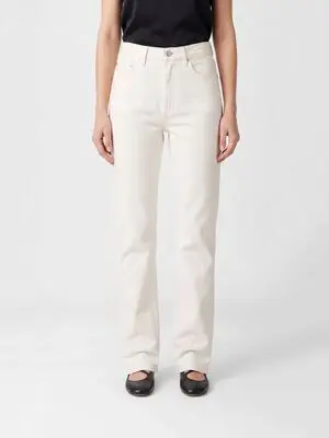 JIL SANDER Cotton Denim Straight Jeans
