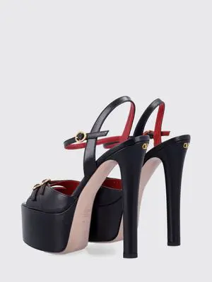 Valentino Garavani Crasher Leather Stiletto Platform Sandals