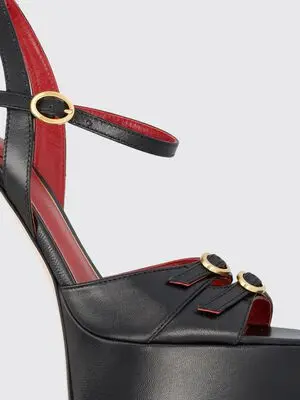 Valentino Garavani Crasher Leather Stiletto Platform Sandals