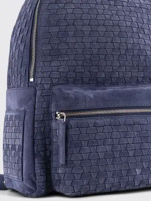 Orciani Laio Micron Woven Suede Backpack