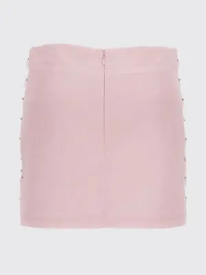 DES_PHEMMES Embellished Cotton Pencil Mini Skirt