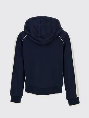 WALES BONNER Cotton-blend Zip-up Hoodie With Contrasting Logo