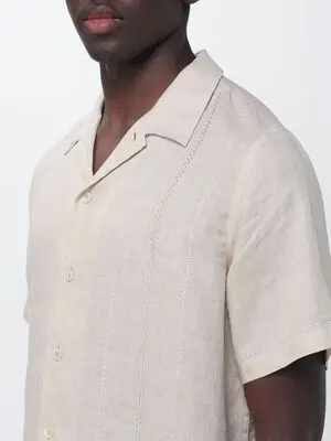 Paul Smith Linen Casual Shirt - Beige