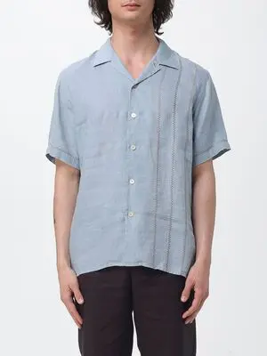 Paul Smith Linen Casual Shirt - Blue 1