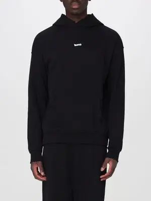 DISCLAIMER Cotton Hoodie With Kangaroo Pocket And Logo - Black