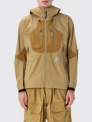 AND WANDER Ripstop Nylon Hooded Jacket - Beige