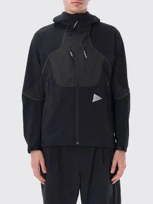 AND WANDER Ripstop Nylon Hooded Jacket - Black