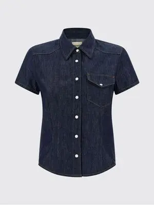Khaite Short-sleeve Denim Shirt