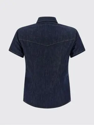 Khaite Short-sleeve Denim Shirt