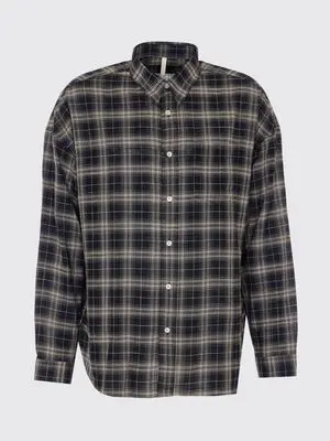 SUNFLOWER Check Linen Blend Shirt