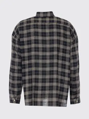 SUNFLOWER Check Linen Blend Shirt
