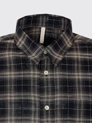 SUNFLOWER Check Linen Blend Shirt
