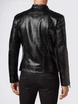 Philipp Plein Textured Zip-up Jacket