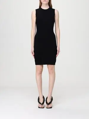 Armani Exchange Sleeveless Textured Dress - Black