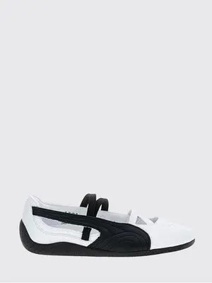 PUMA Speedcat Mary Jane Ballerina Flats In Leather With Rubber Sole - Multicolor