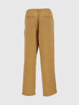 Paul Smith Slim Fit Linen Blend Trousers With Drawstring Waist