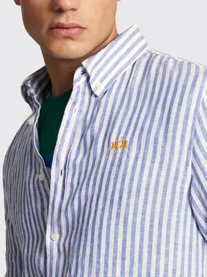 LA MARTINA Striped Linen Shirt