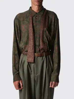 MAGLIANO Shirt In Viscose With Sash - Green
