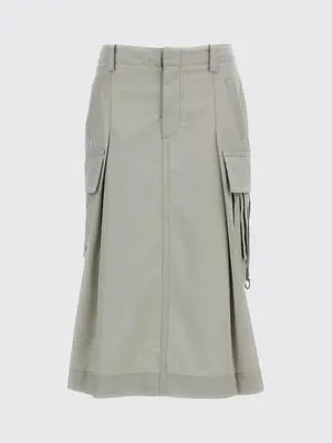 DURAZZI MILANO Midi Cotton Cargo Skirt