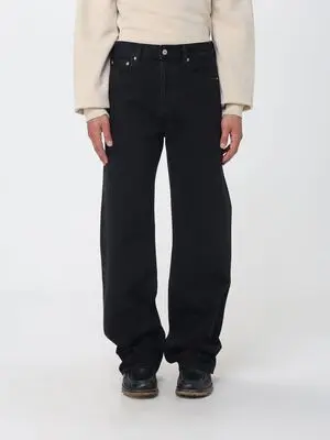 Jacquemus Straight Mid-rise Cotton Denim Jeans - Black