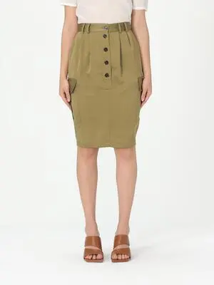 SIMONA CORSELLINI Belted Cargo Skirt