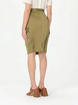 SIMONA CORSELLINI Belted Cargo Skirt