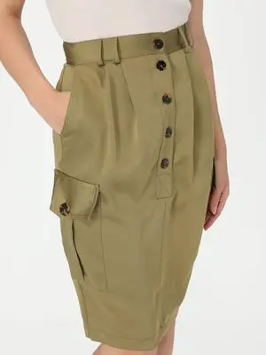 SIMONA CORSELLINI Belted Cargo Skirt