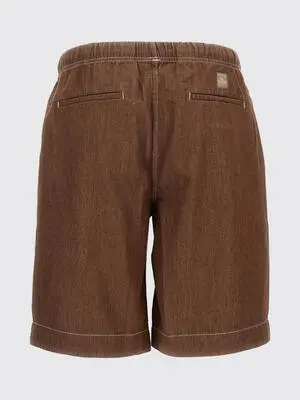 Paul Smith Knee-length Cotton Shorts With Drawstring Waist
