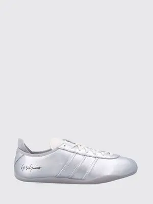 Y3 Laminated Leather Tokyo Sneakers - Silver