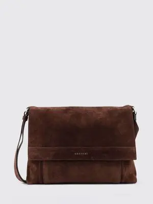 Orciani Suede Shoulder Bag - Brown
