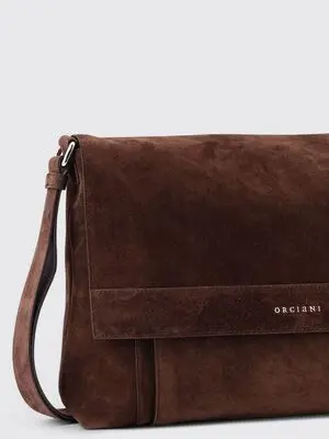 Orciani Suede Shoulder Bag - Brown