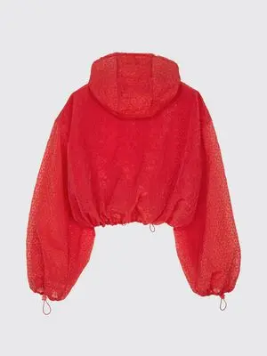 Cecilie Bahnsen Cropped Bomber Jacket With Floral Print